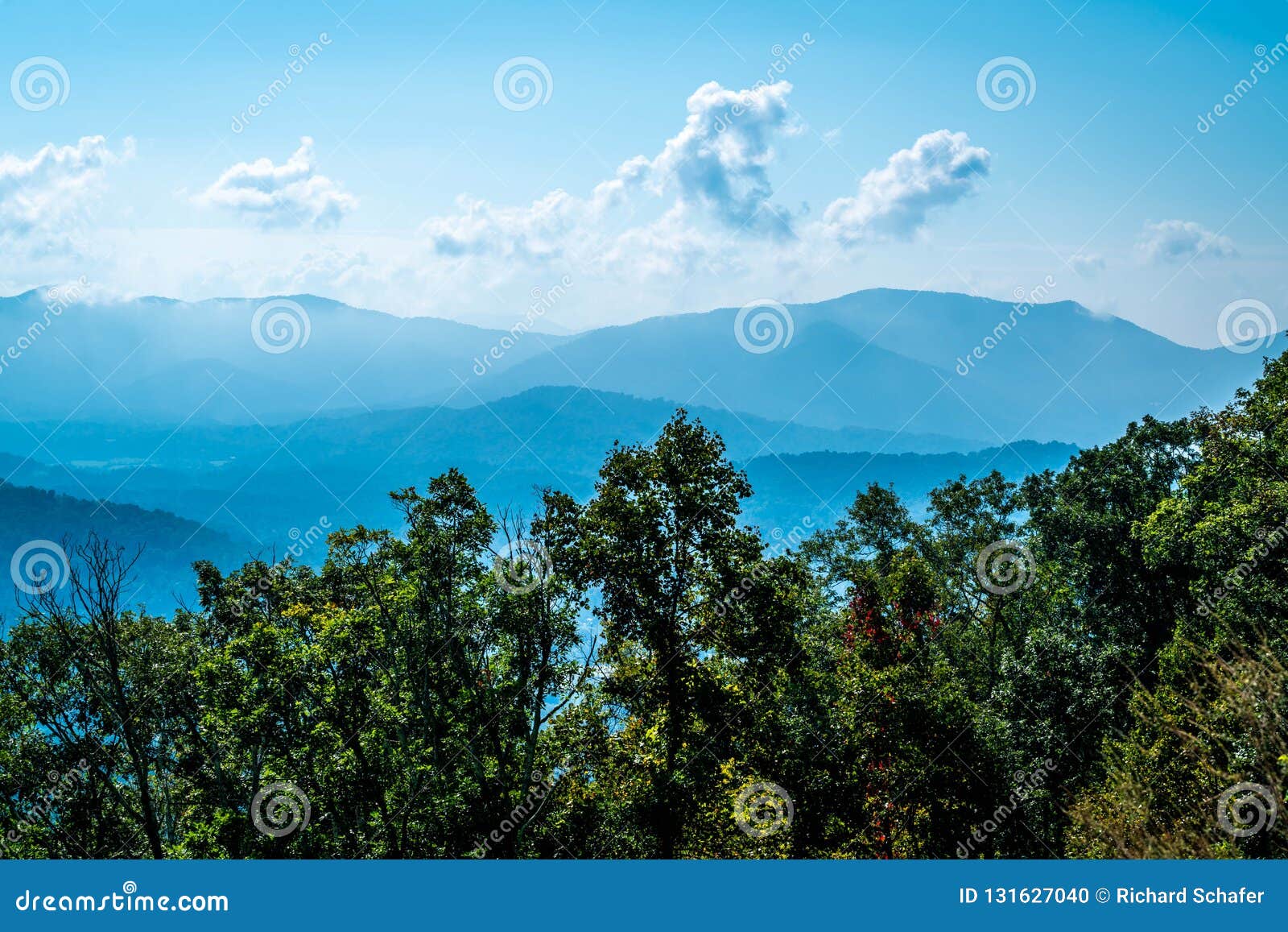 A Weekend Drive on the Parkway Stock Photo - Image of trees, balloons ...
