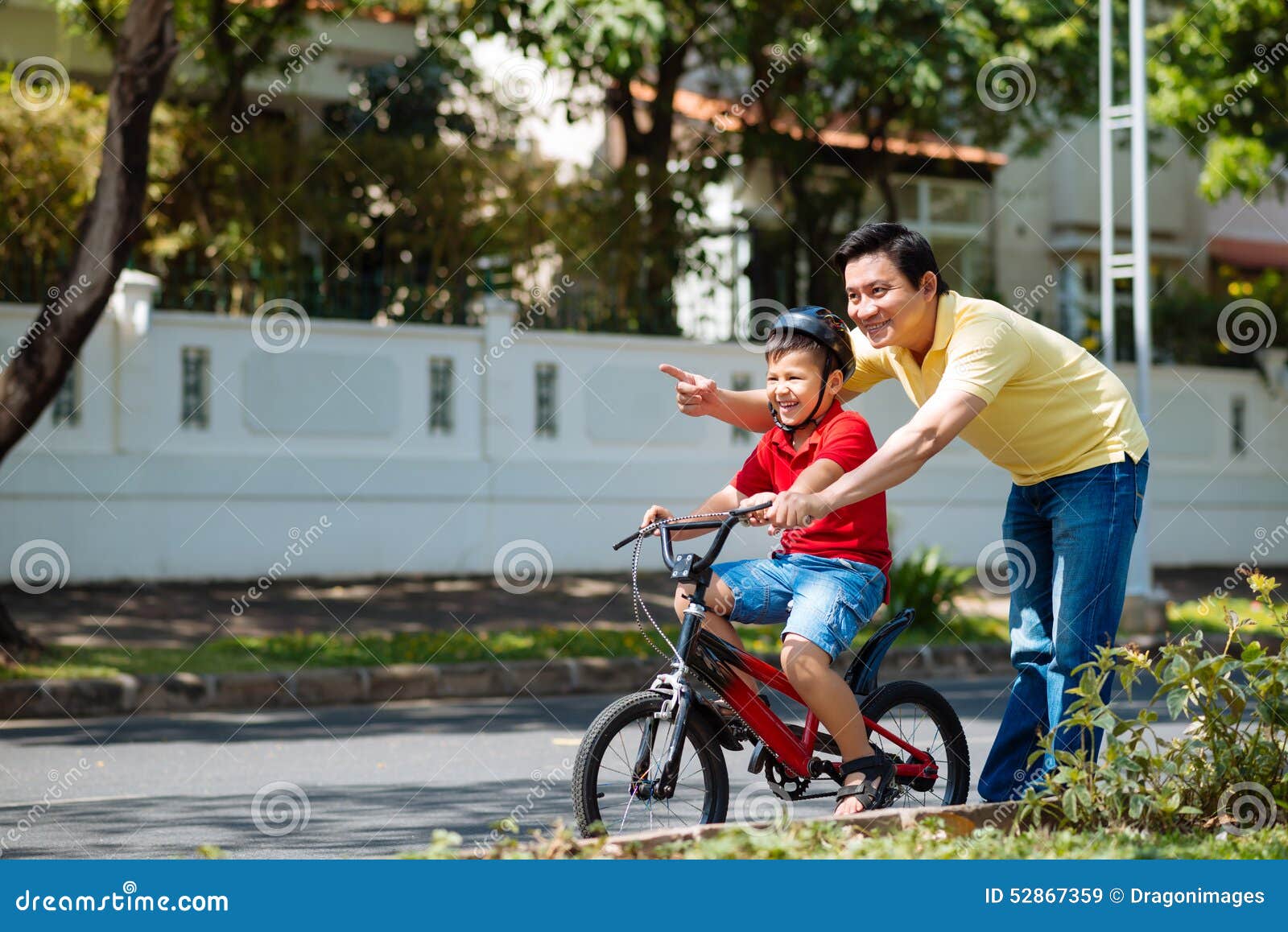Weekend with father stock image. Image of skill, helmet - 52867359