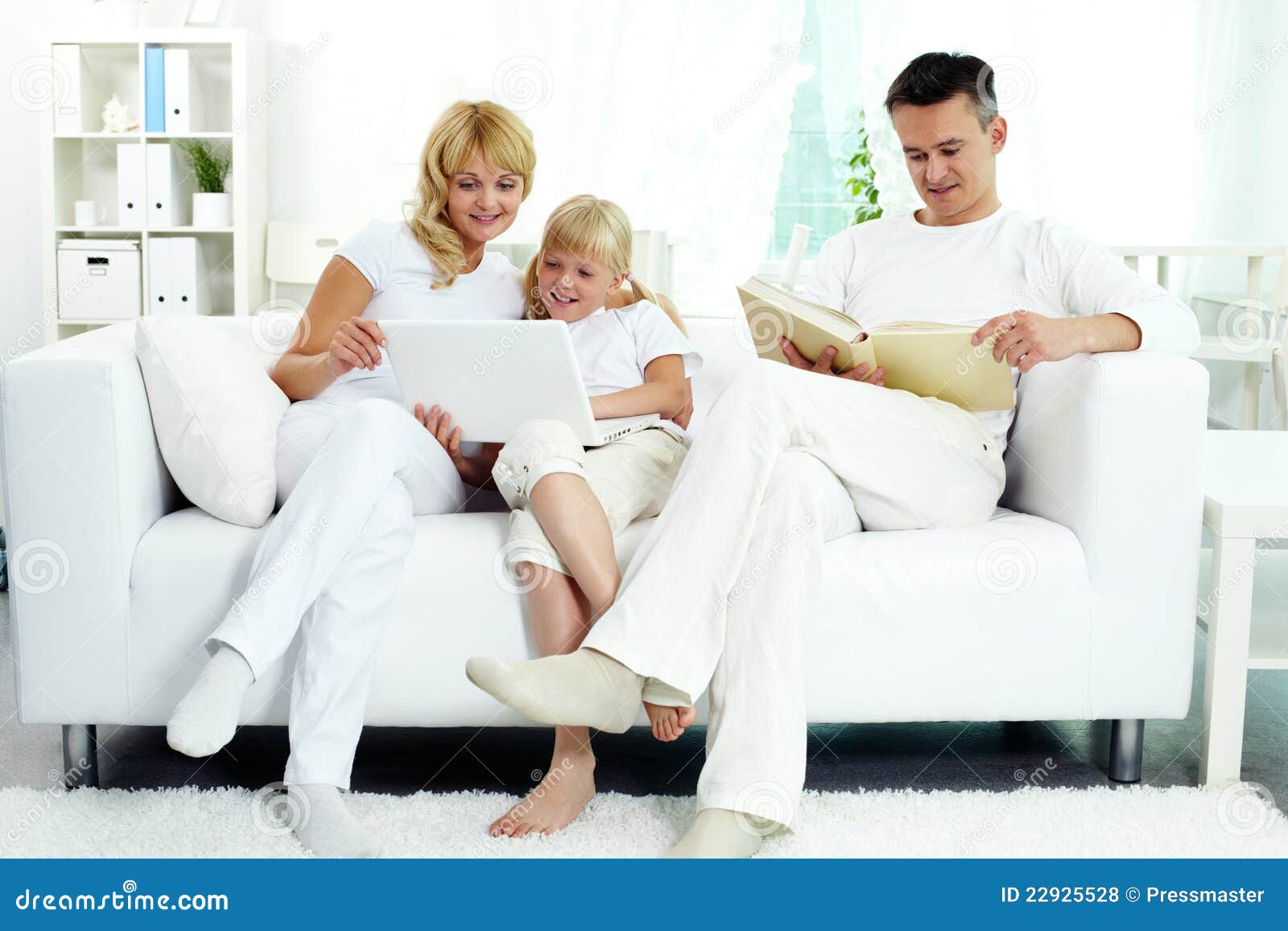 Weekend at home stock photo. Image of humen, reading - 22925528