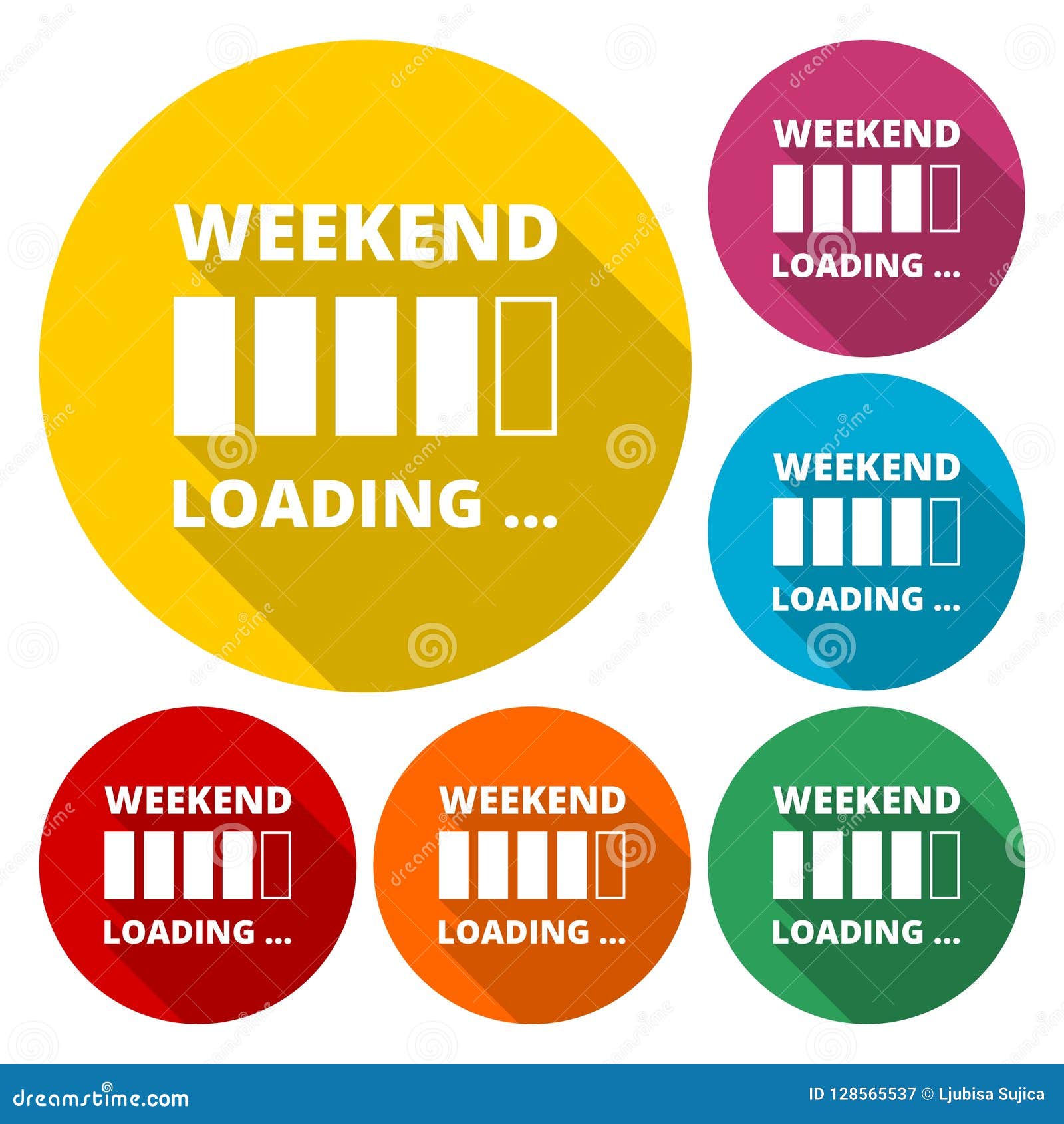 Weekend Loading. Business Concept. Vector Illustration Stock Vector ... Weekend Loading. Business Concept. Vector Illustration Stock Vector ...