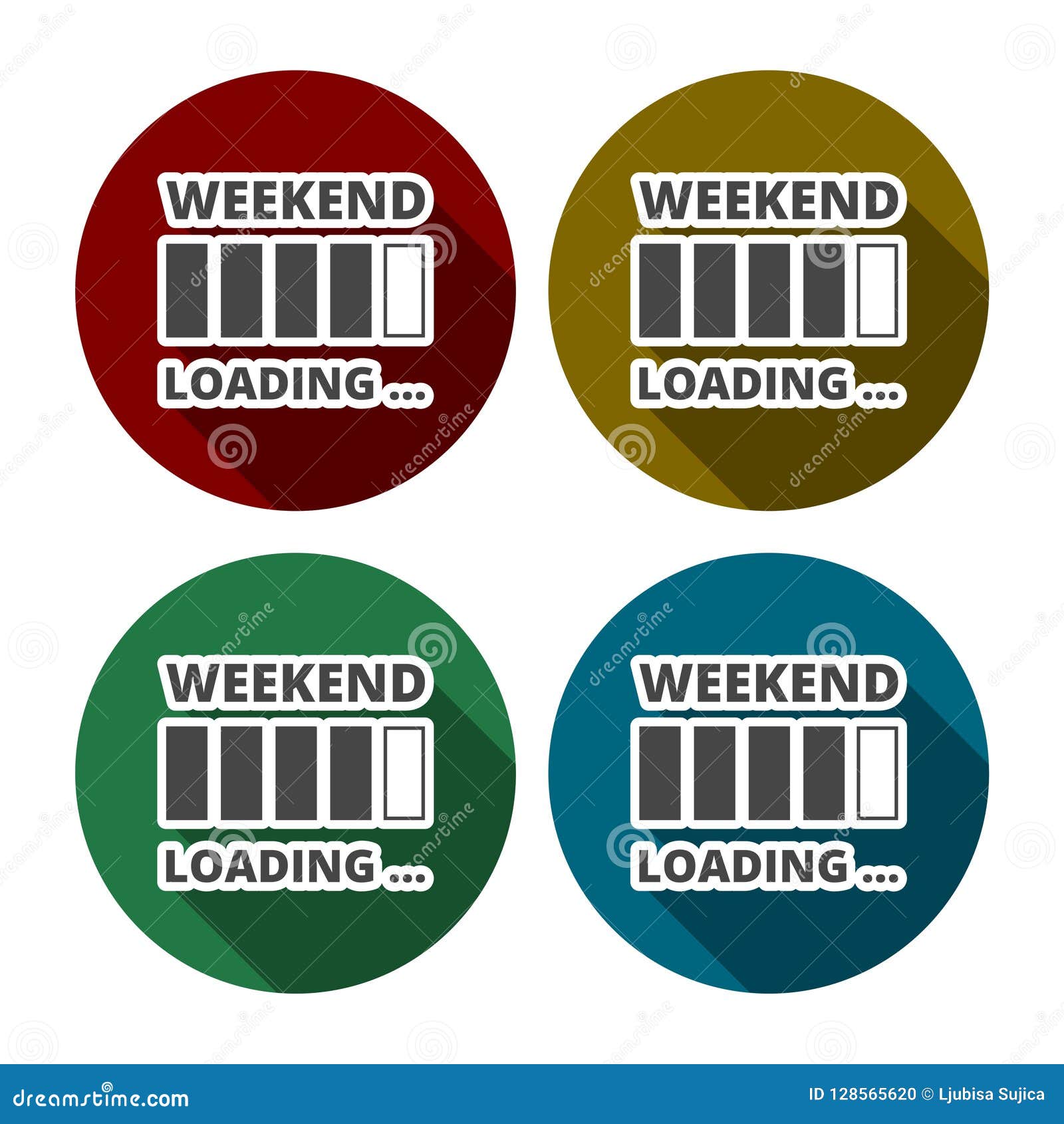 Weekend Loading. Business Concept. Vector Illustration Stock Vector ... Weekend Loading. Business Concept. Vector Illustration Stock Vector ...