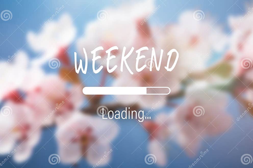 Weekend loading stock illustration. Illustration of loading - 286483537