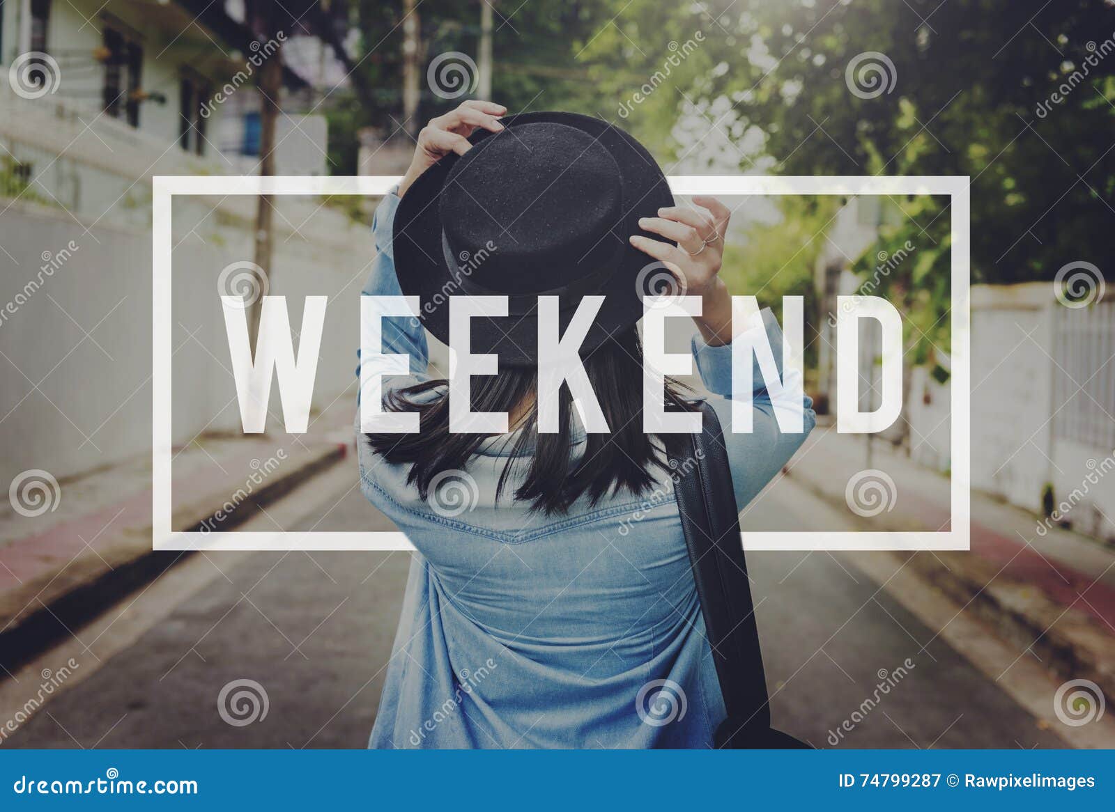 Weekend Relaxation Free Time Happiness Free Time Concept Stock Image ...