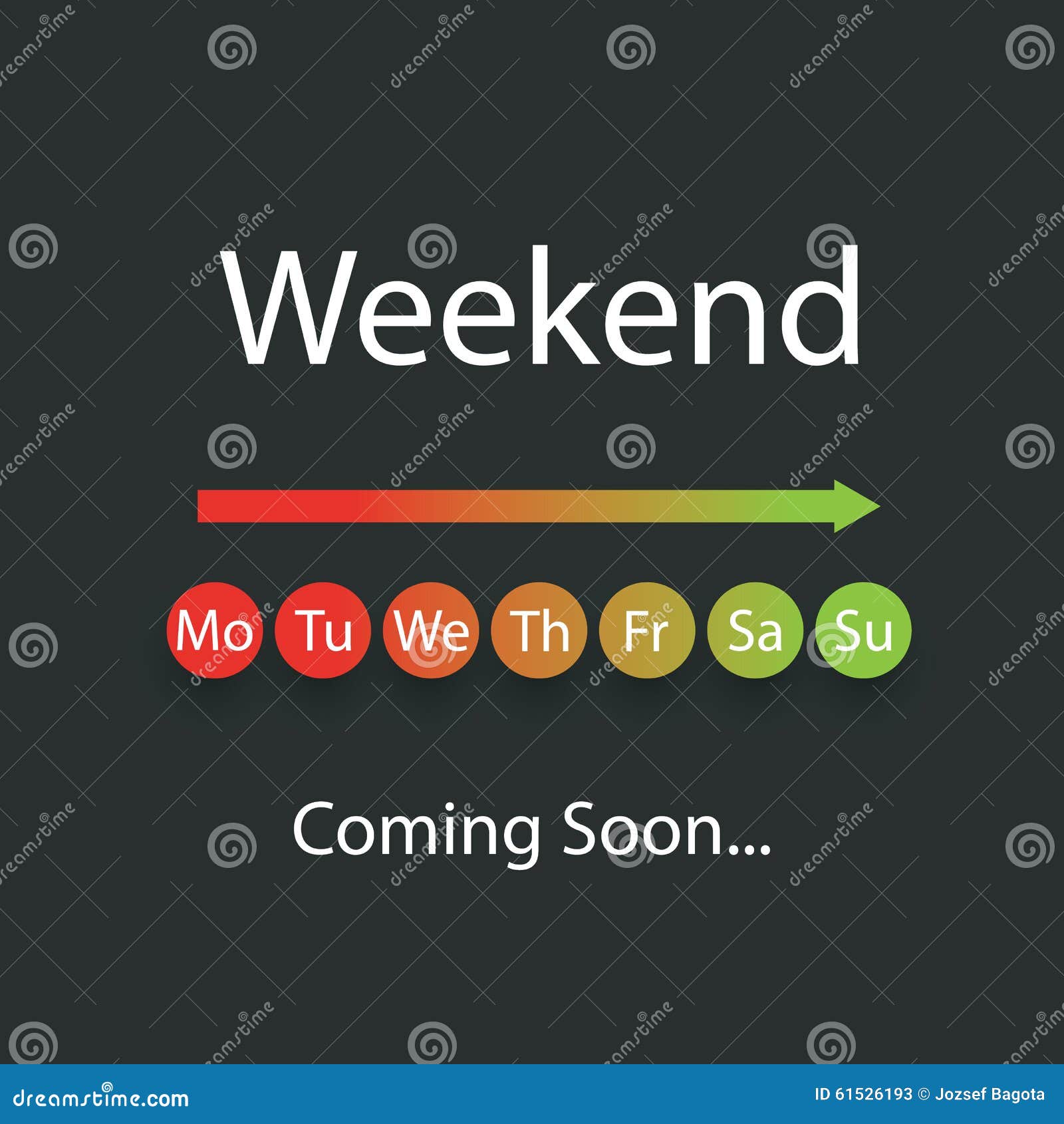 Weekend S Coming - Vector Illustration Stock Vector - Illustration of ...