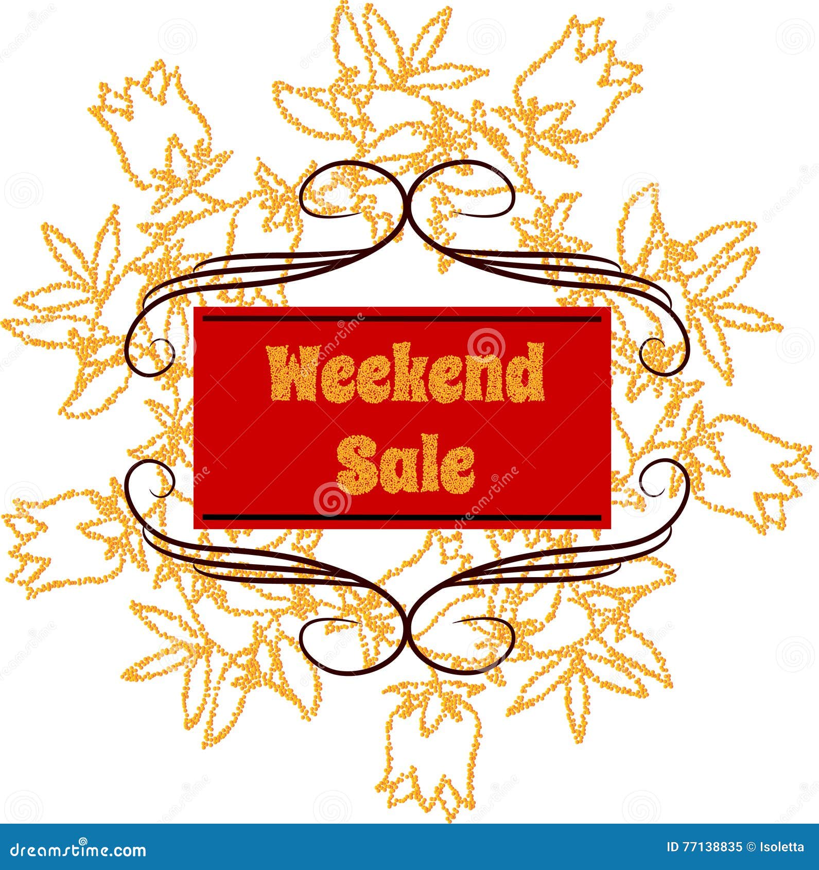 Weekend sale banner stock vector. Illustration of vector - 77138835