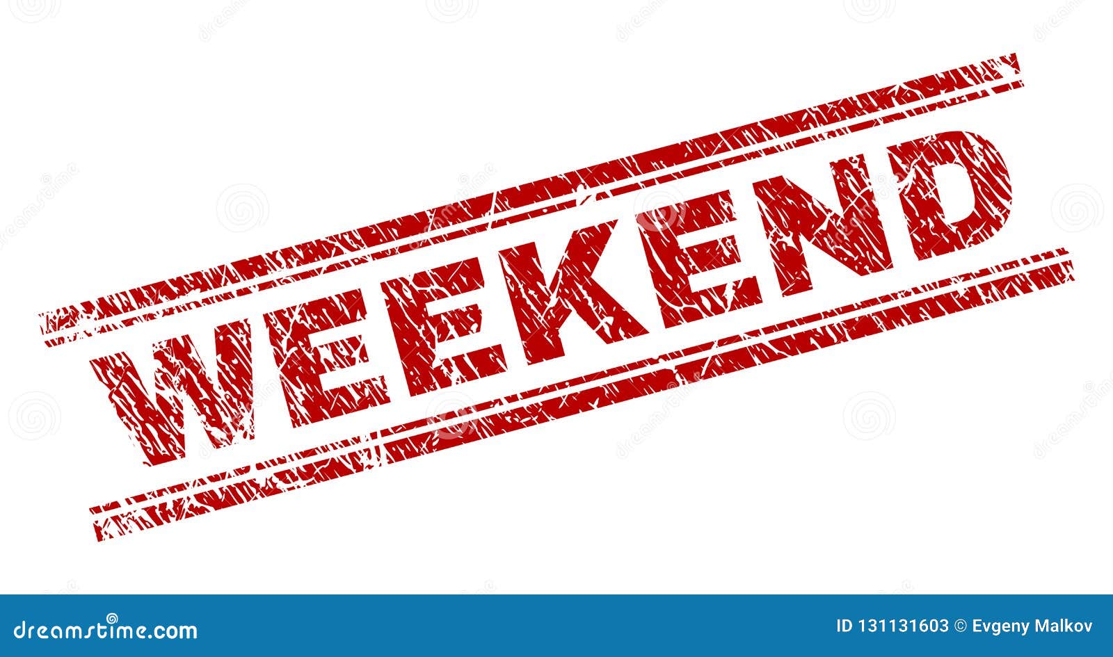 Scratched Textured WEEKEND Stamp Seal Stock Vector - Illustration of ...