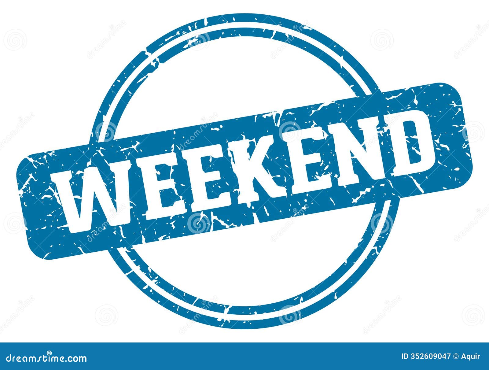 Weekend stamp stock illustration. Illustration of seal - 352609047