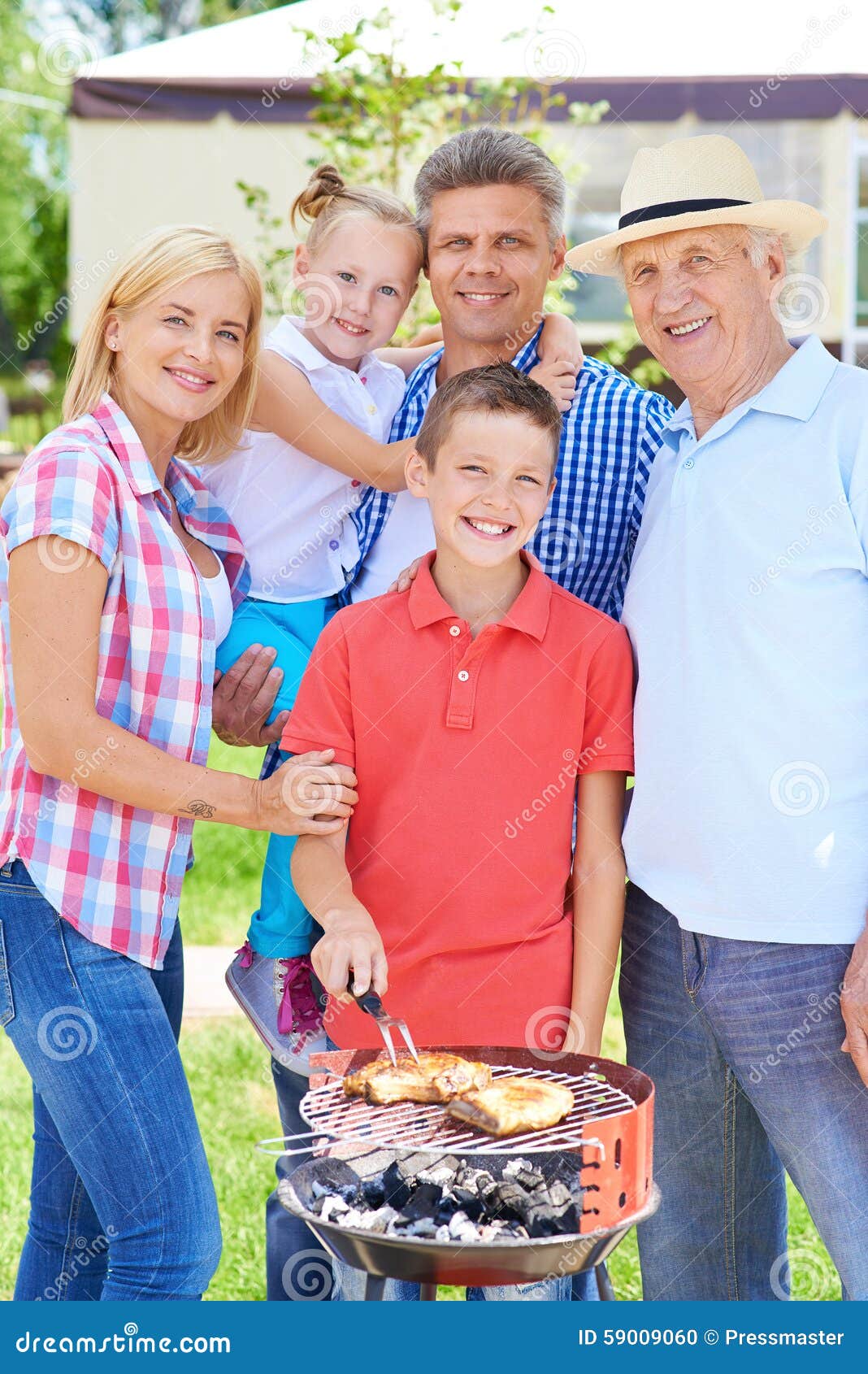 Weekend Together with Family Stock Photo - Image of adult, generation ...