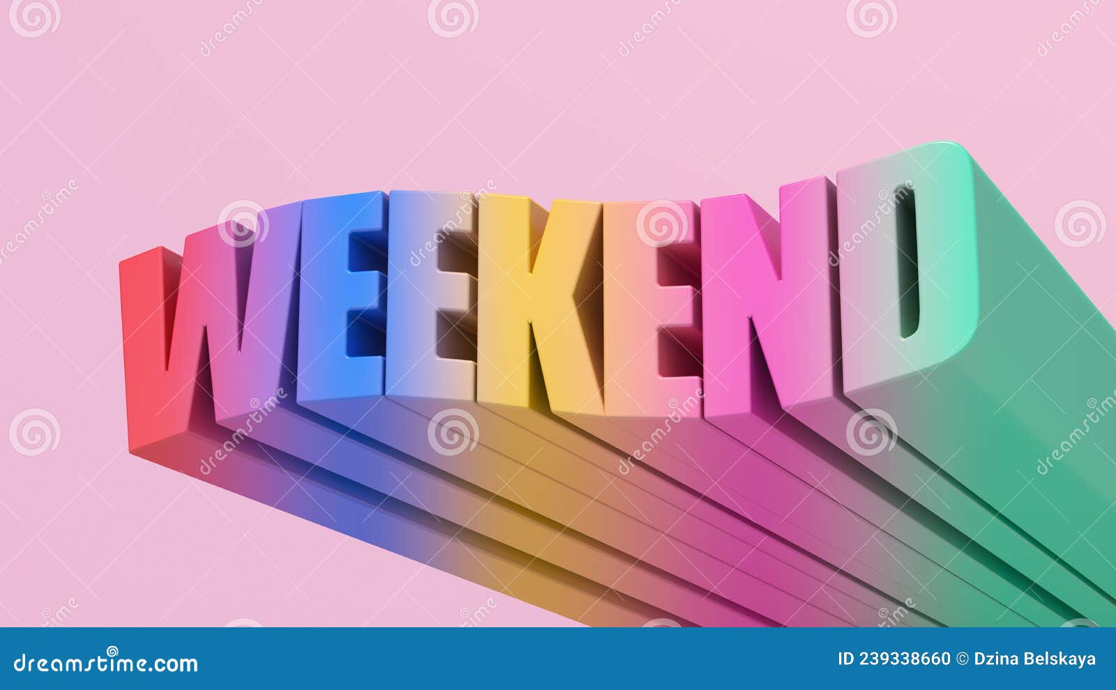 WEEKEND. Typography design stock illustration. Illustration of gradient ...