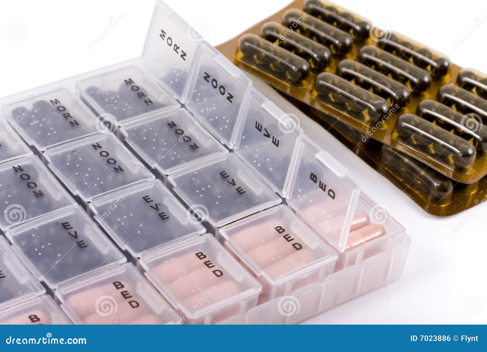 Weekly medication stock photo. Image of differential, high - 7023886