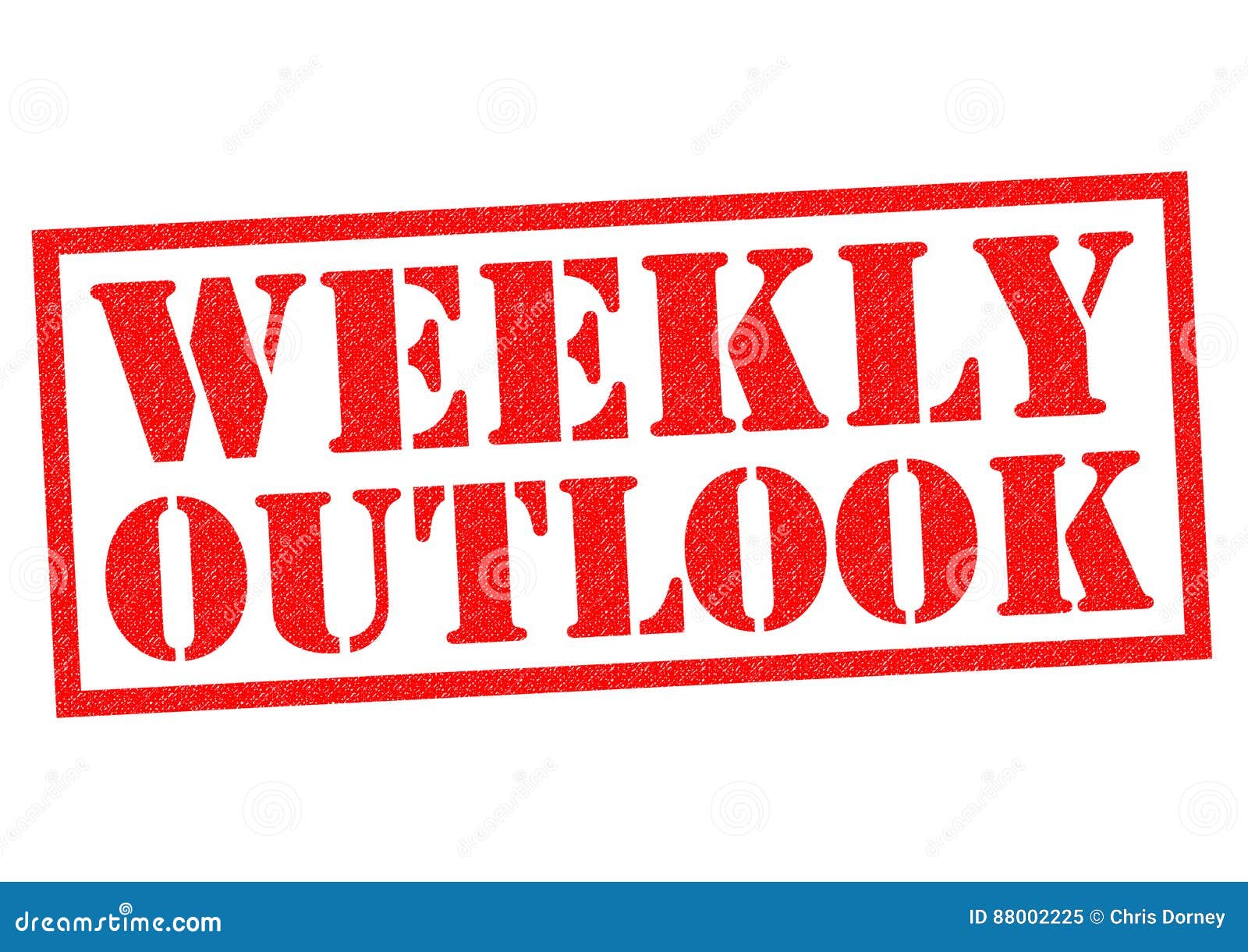 WEEKLY OUTLOOK stock illustration. Illustration of mark - 88002225