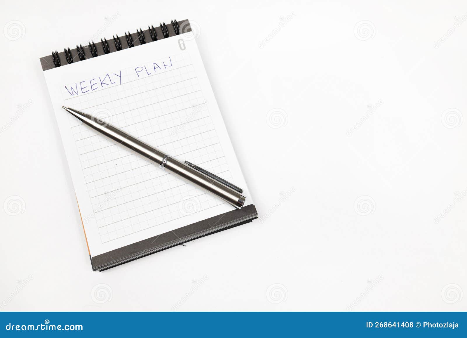 Weekly Plan Notes with Metal Pen - Productivity Plan - Business and ...