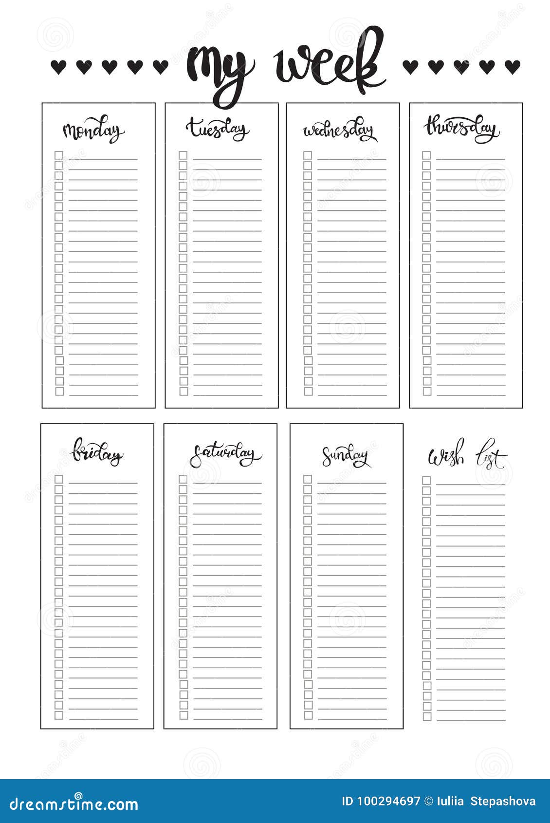 Weekly Planner Bullet Journal Printable Popular Stores | eccosis.com.co