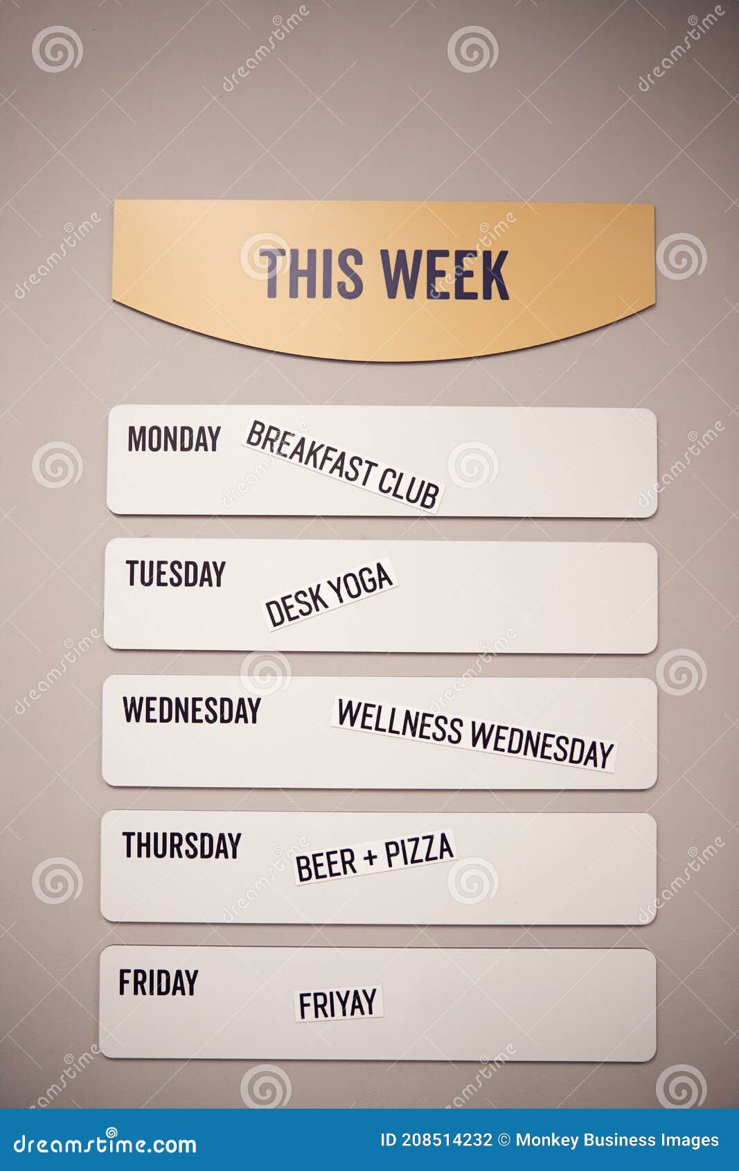 Weekly Planner in Creative Office with Motivational Activities for the ...