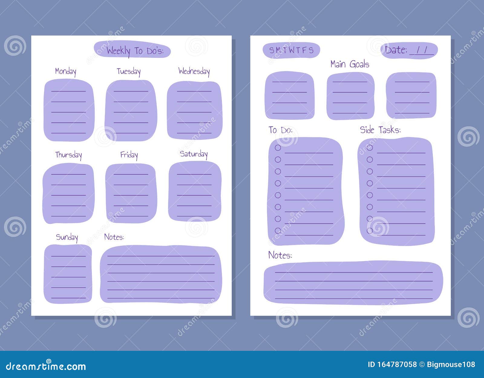 Plan Note 003 Cartoon Vector | CartoonDealer.com #49858325