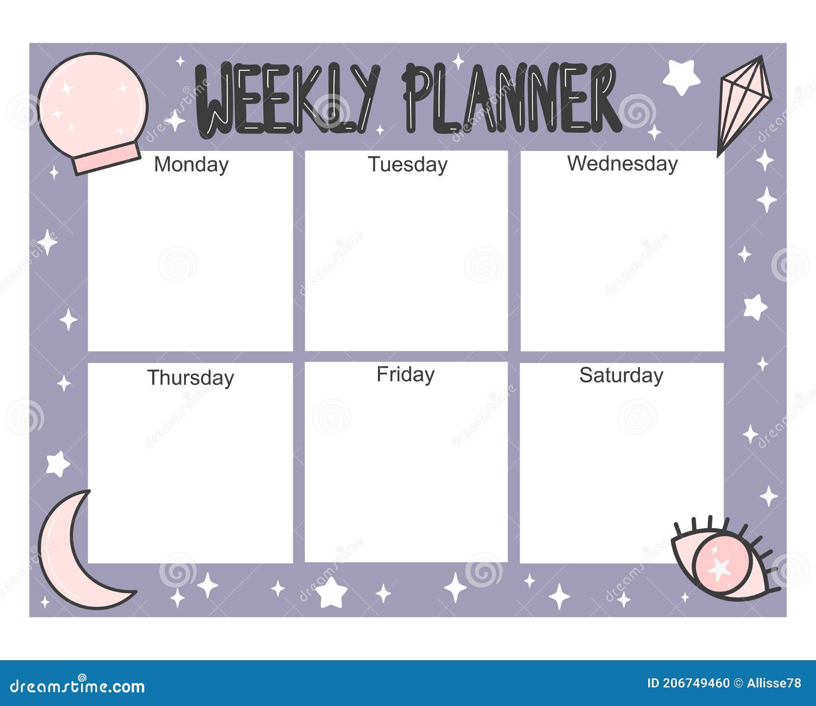 Planner Stars Weekly Stock Illustrations – 131 Planner Stars Weekly ...