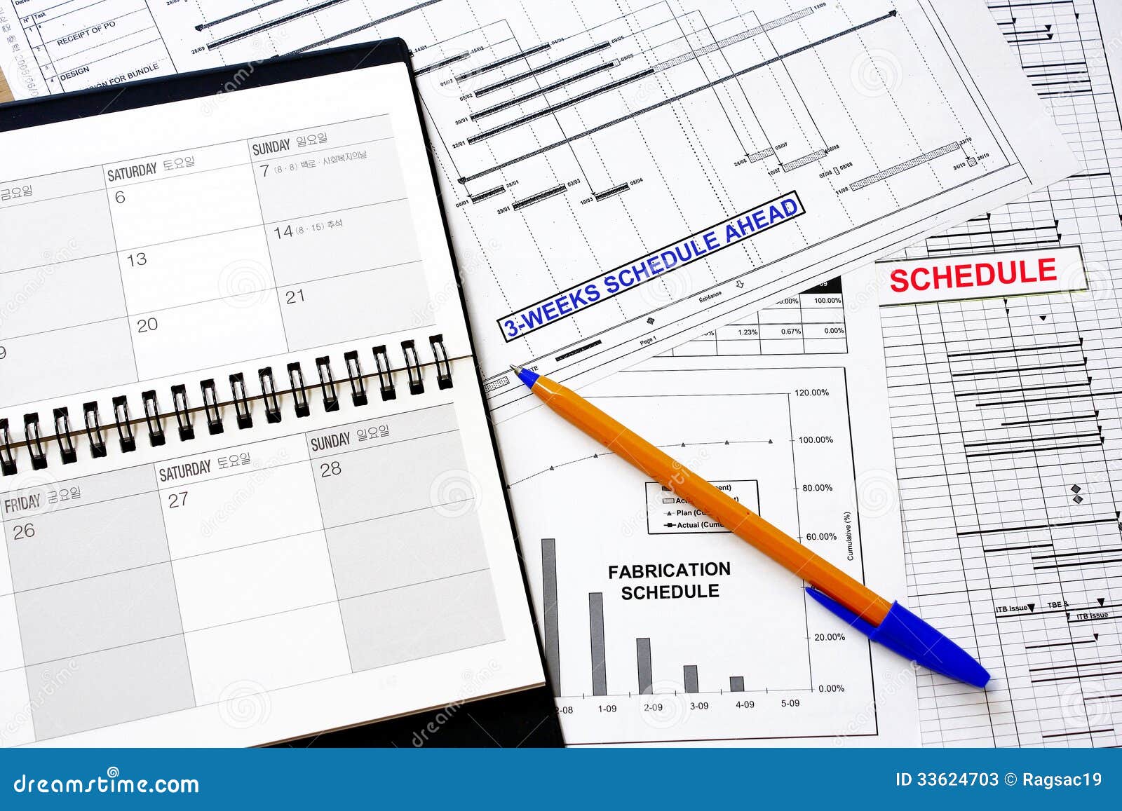 3 weeks Schedule ahead stock image. Image of activity - 33624703