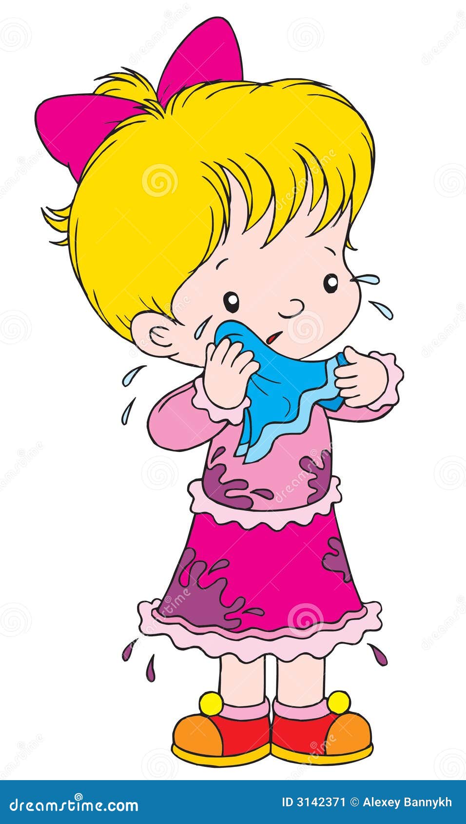 Weeping stock vector. Illustration of album, clip, card - 3142371