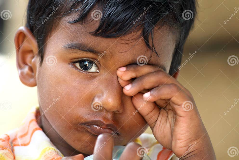 Weeping Boy stock photo. Image of child, crying, asian - 15356746