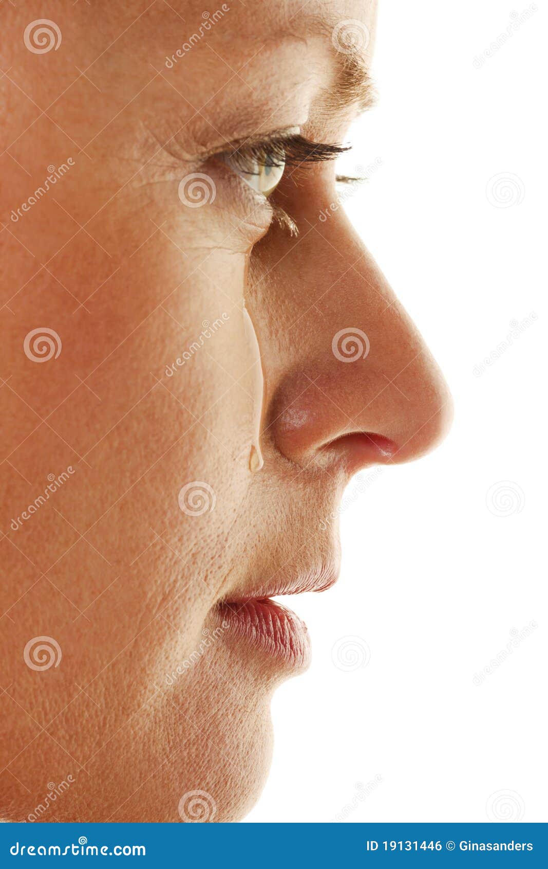 Weeping, Sad Woman with Tears Stock Photo - Image of sorrow, psyche ...