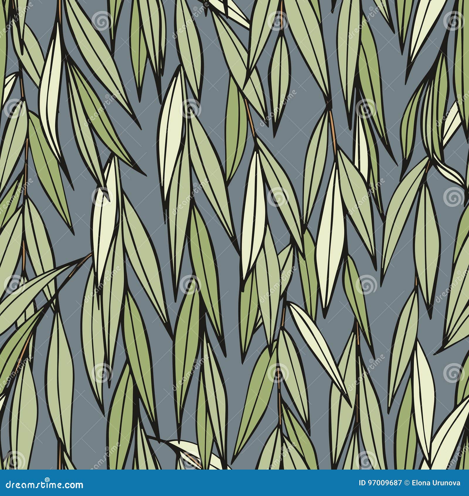 Weeping Willow Pattern Stock Illustrations – 75 Weeping Willow Pattern ...