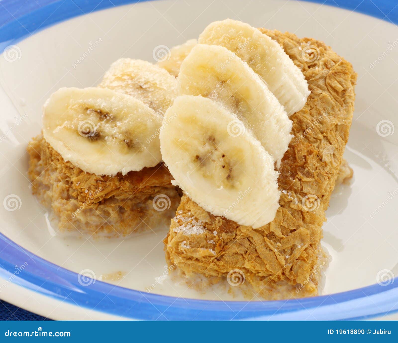 Weet Bix and Bananas stock photo. Image of gourmet, bran - 19618890