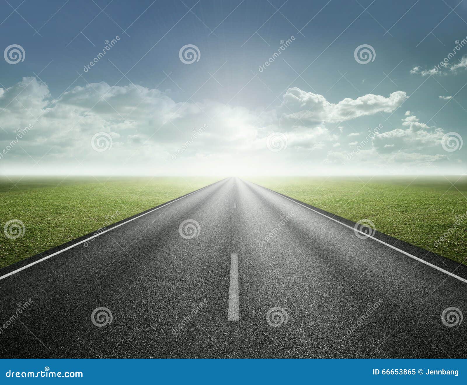 Weg aan toekomst stock afbeelding. Image of verbeter - 66653865