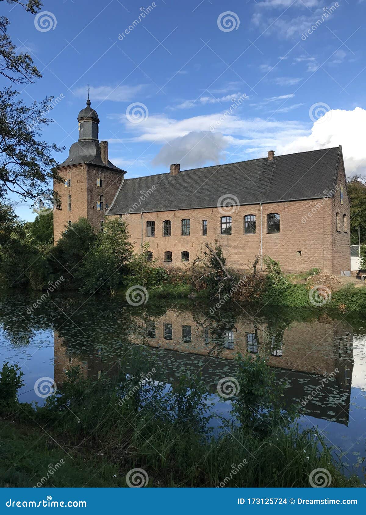 Wegberg Germany. editorial stock image. Image of castle - 173125724