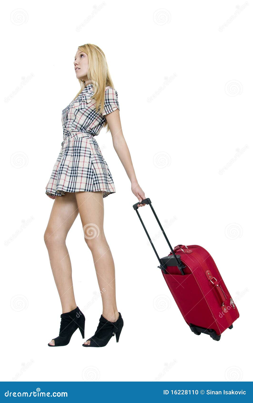 Weggehen stockfoto. Bild von glamour, frau, reizend, beutel - 16228110