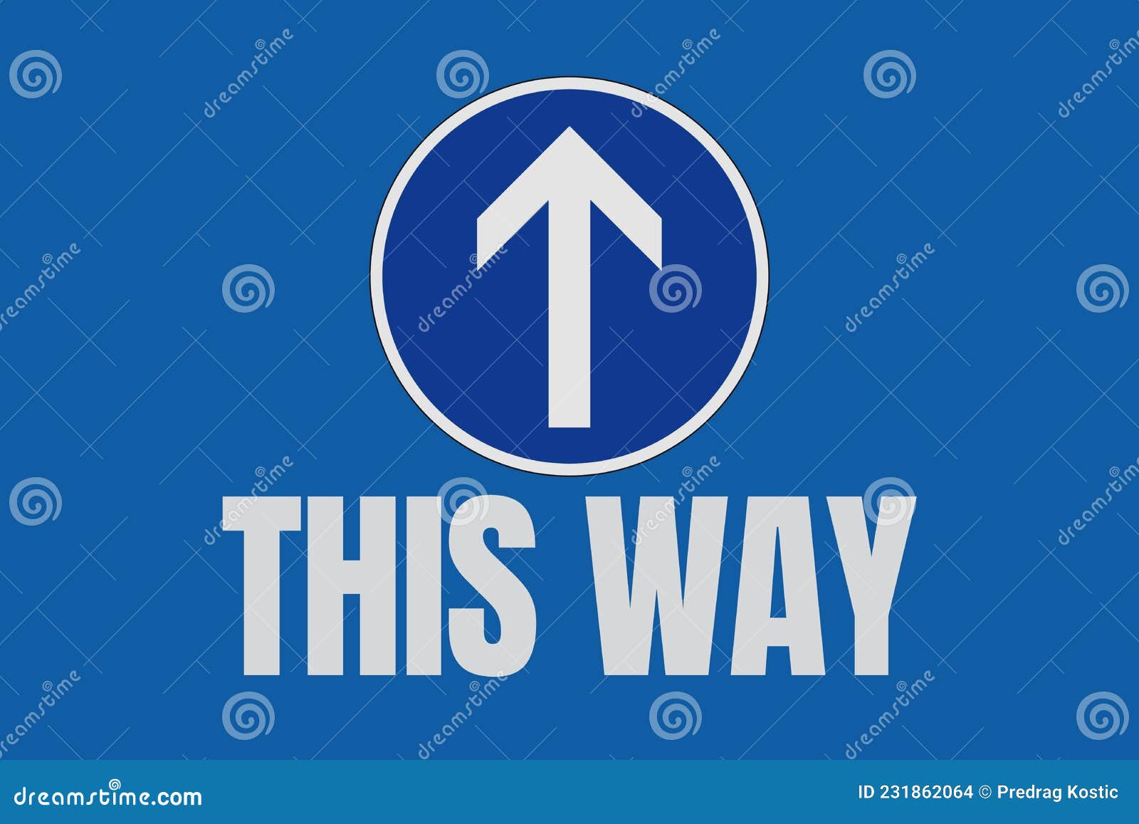 Wegweiser stock abbildung. Illustration von pfeil, diagramm - 231862064