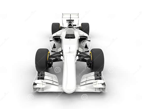 Weiße Formel 1 Motor- Front View Stockfoto - Bild von konkurrenz ...
