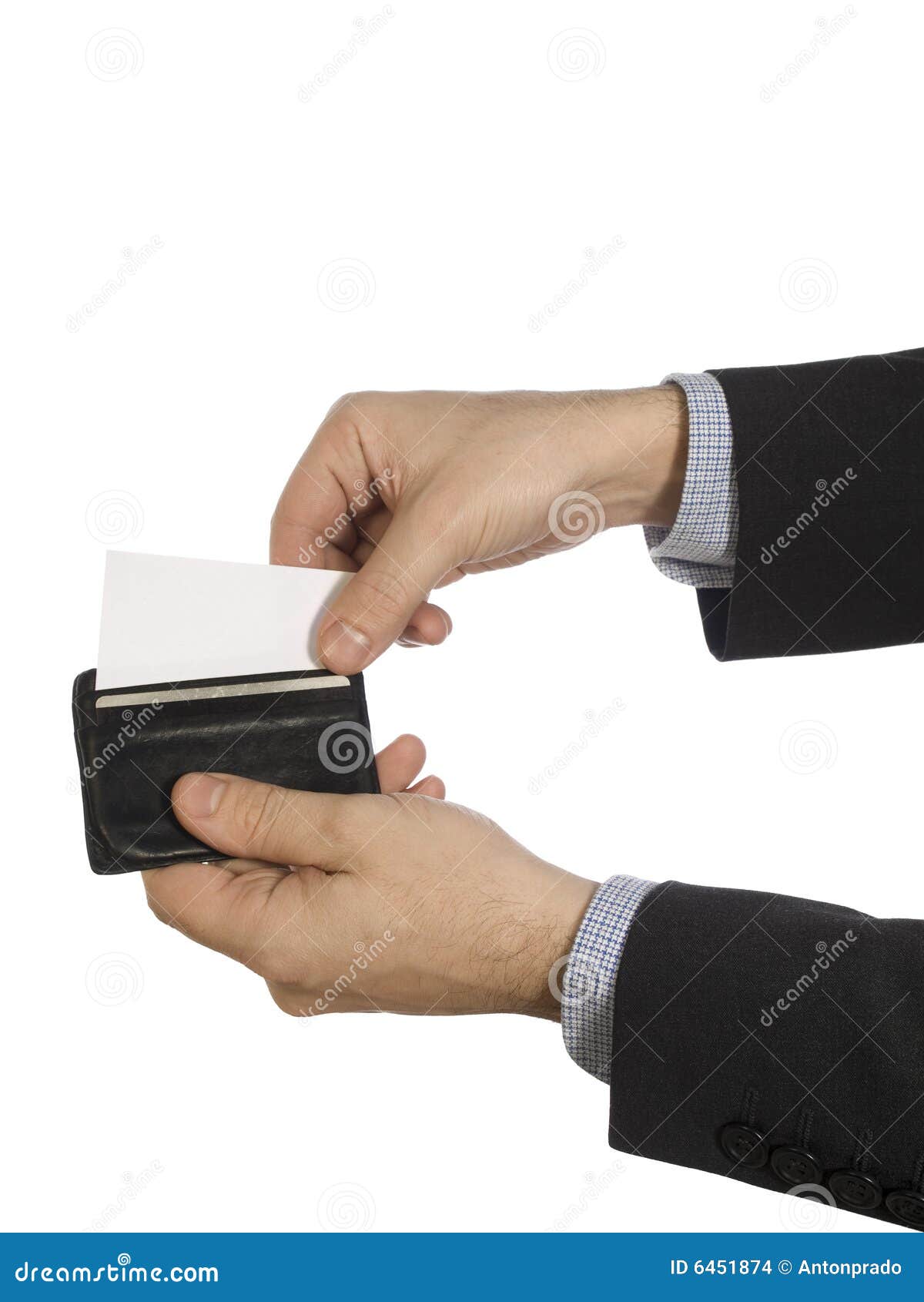 Weiße Karte von der Mappe stockfoto. Bild von papier, makro - 6451874