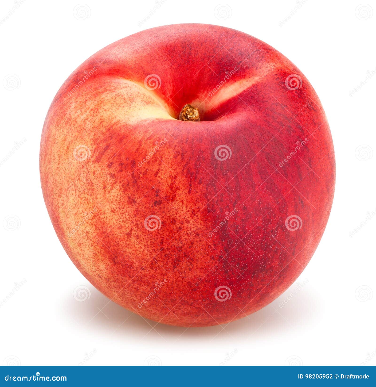 Weiße Nektarine stockfoto. Bild von studio, ausschnitt - 98205952