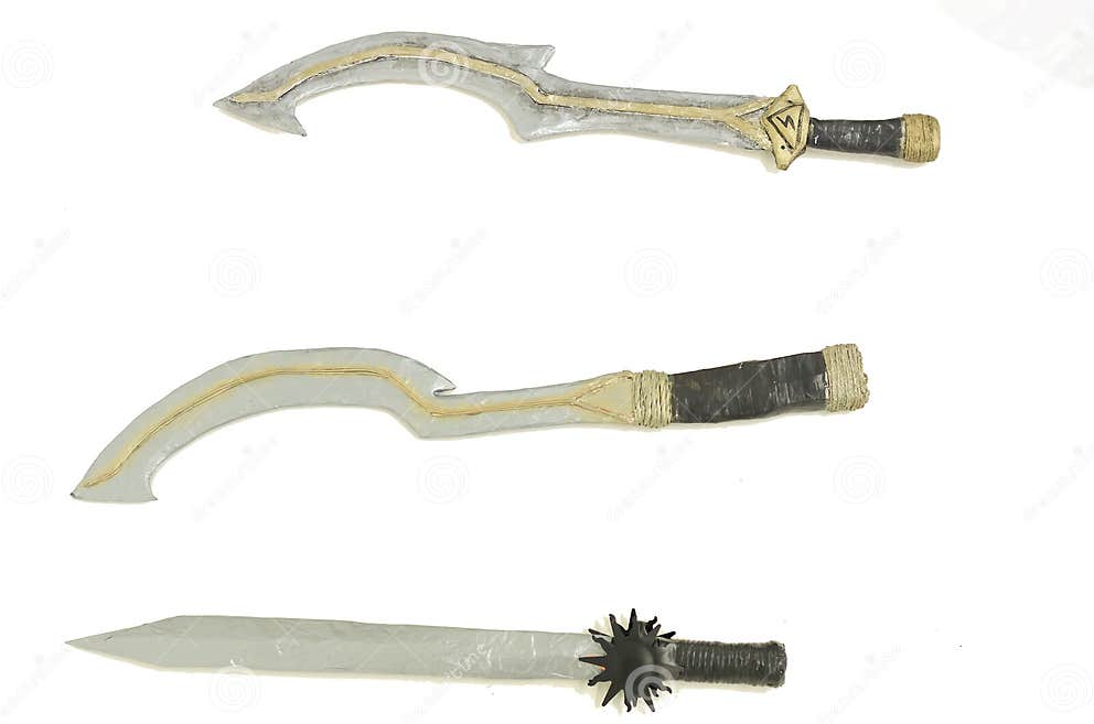 Weiße Waffen stockbild. Bild von kriegsbeil, blatt, gefährlich - 61927783