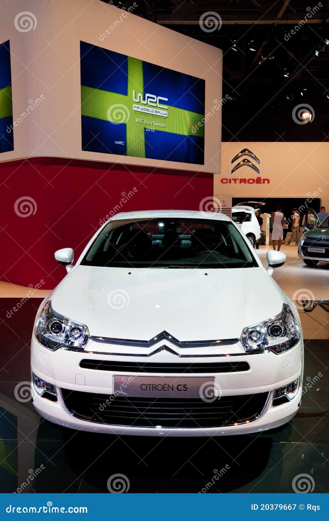 Weißes Auto Citroen C5 Picasso Redaktionelles Stockfotografie - Bild ...
