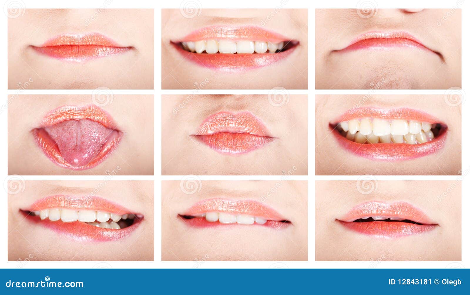 Weibliche Lippen stockbild. Bild von frau, zahnmedizinisch - 12843181