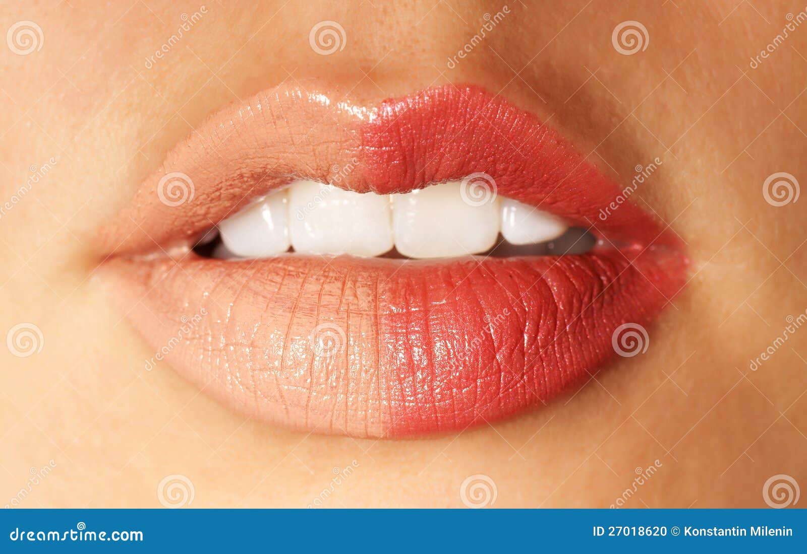 Weibliche Lippen stockfoto. Bild von liebe, schauen, schön - 27018620