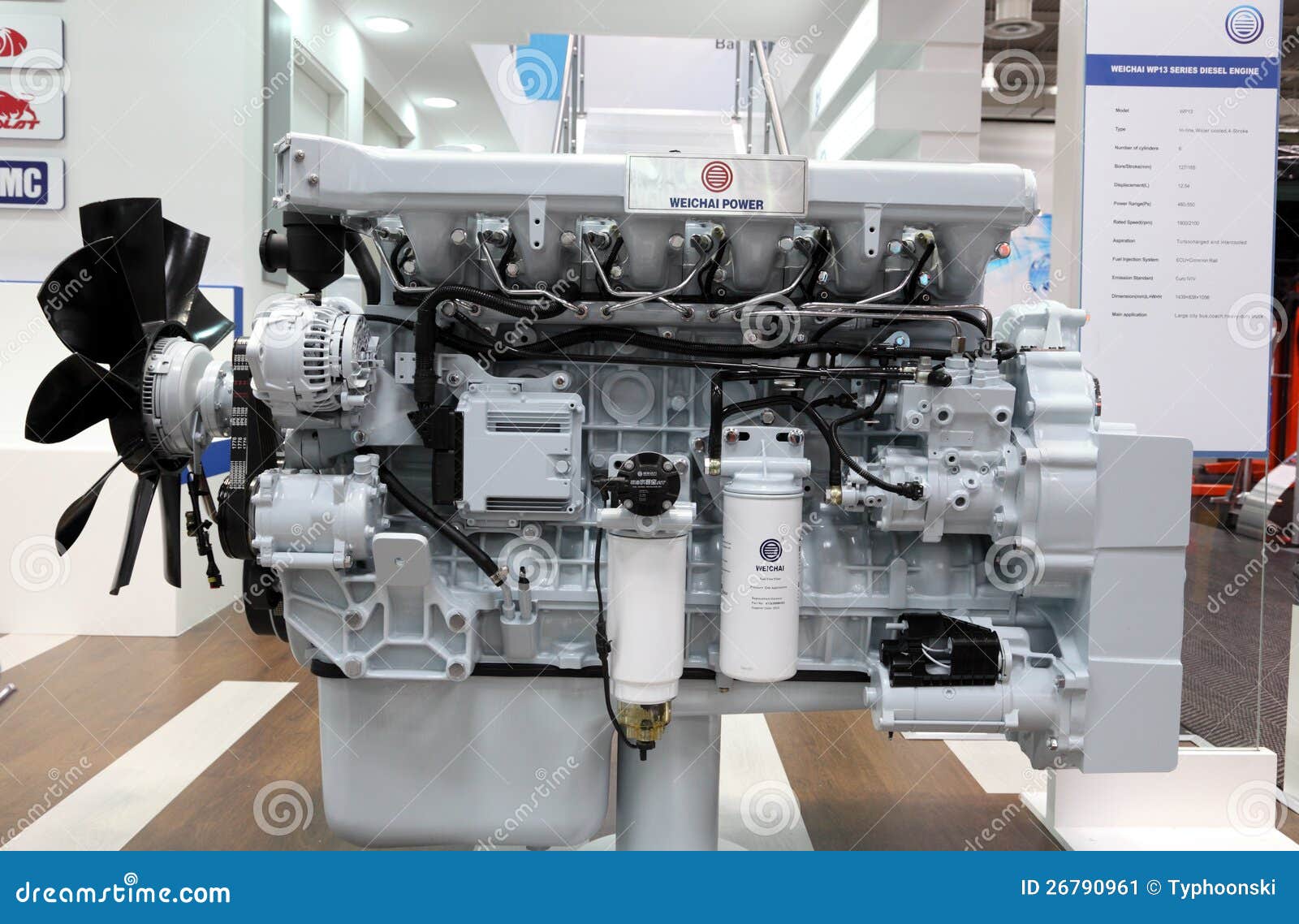 Weichai Diesel Engine for Trucks Editorial Photo - Image of engine ...