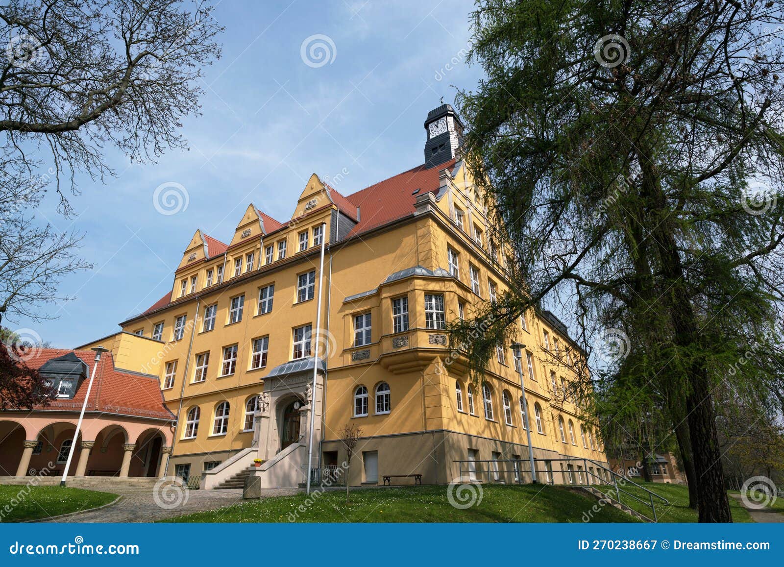 Weida Germany 13 May 2018: State Regular School Max Greil Editorial ...