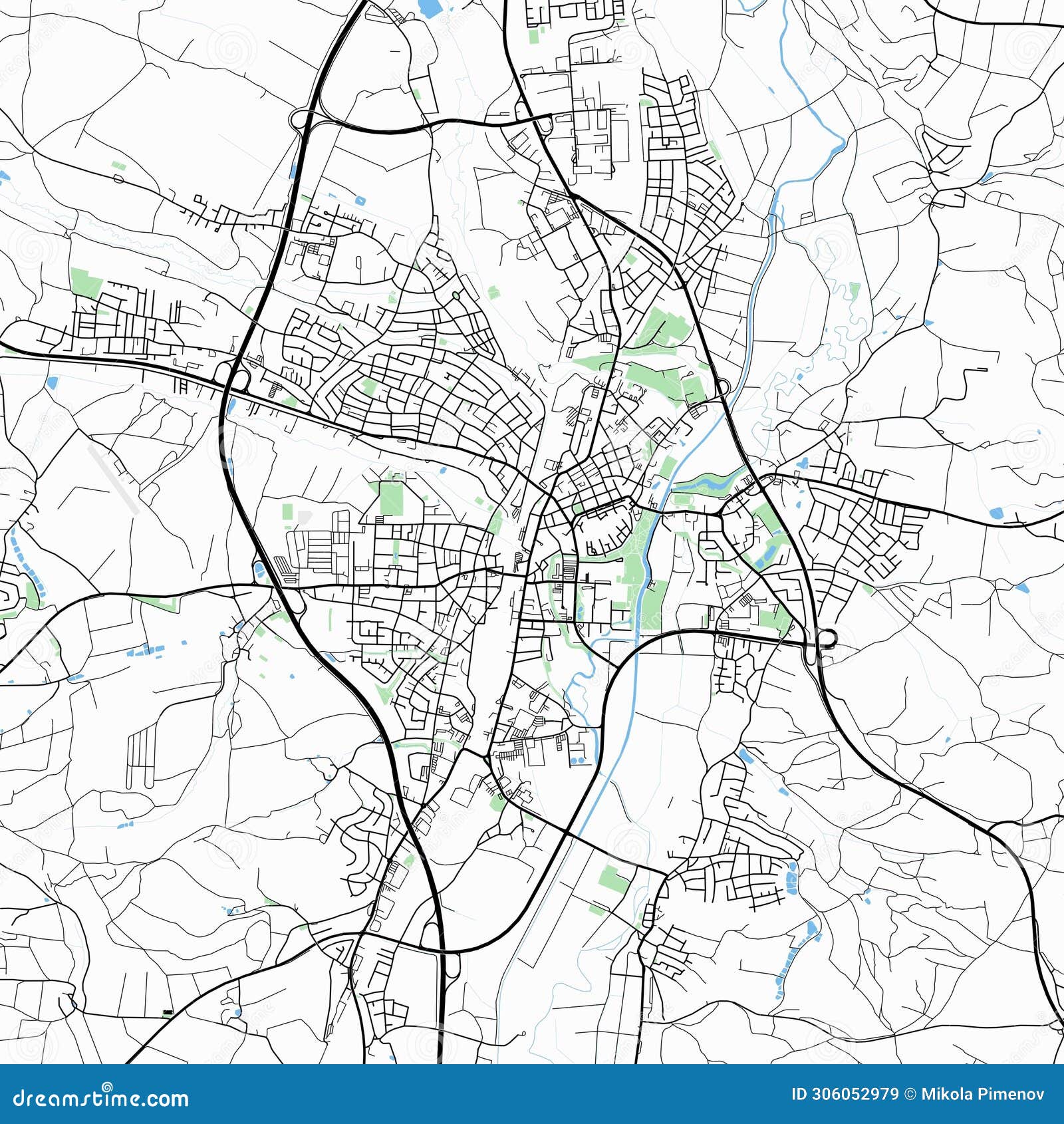 The Weiden map. stock illustration. Illustration of pattern - 306052979