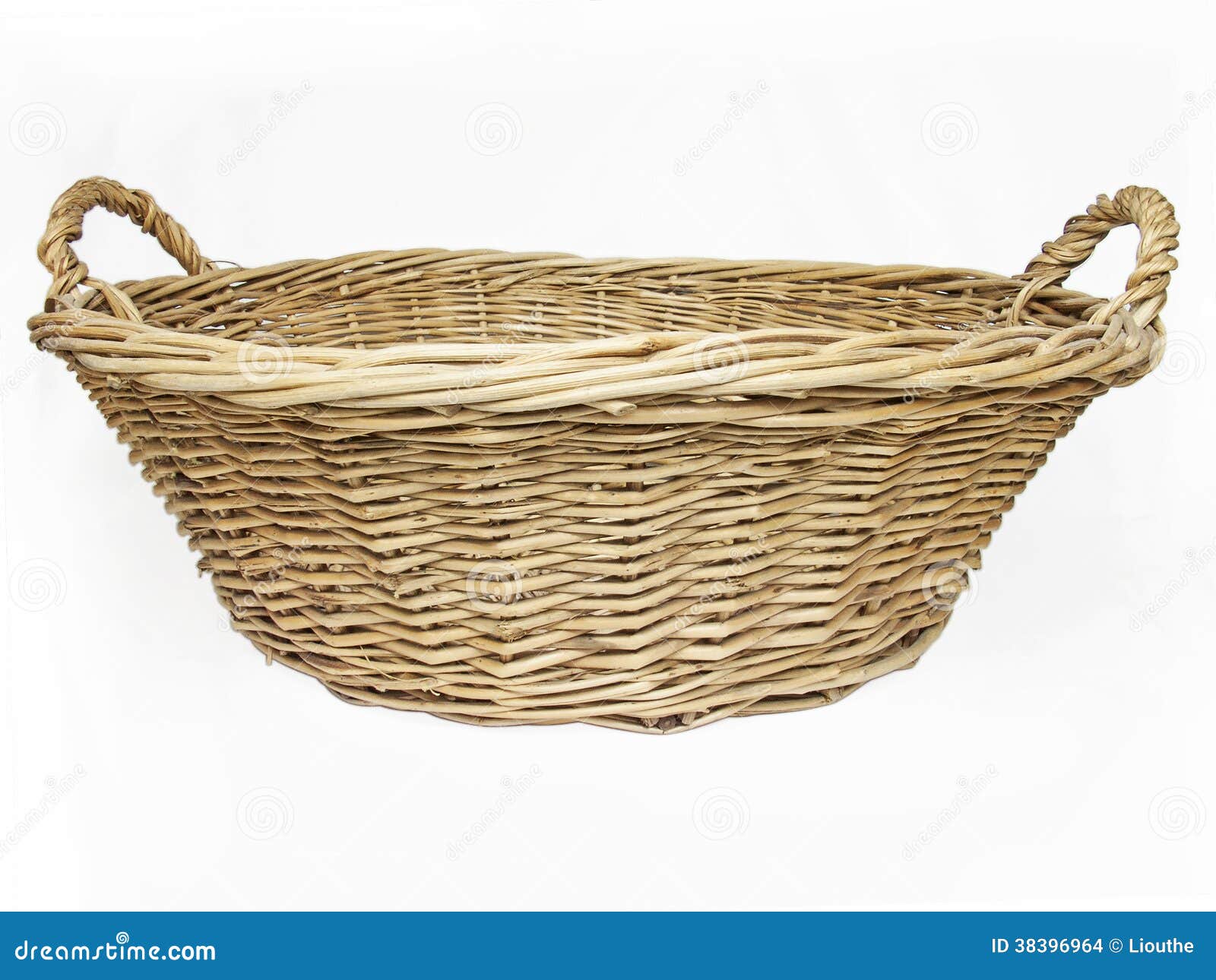 Weidenkorb stockfoto. Bild von handgemacht, bäckerei - 38396964