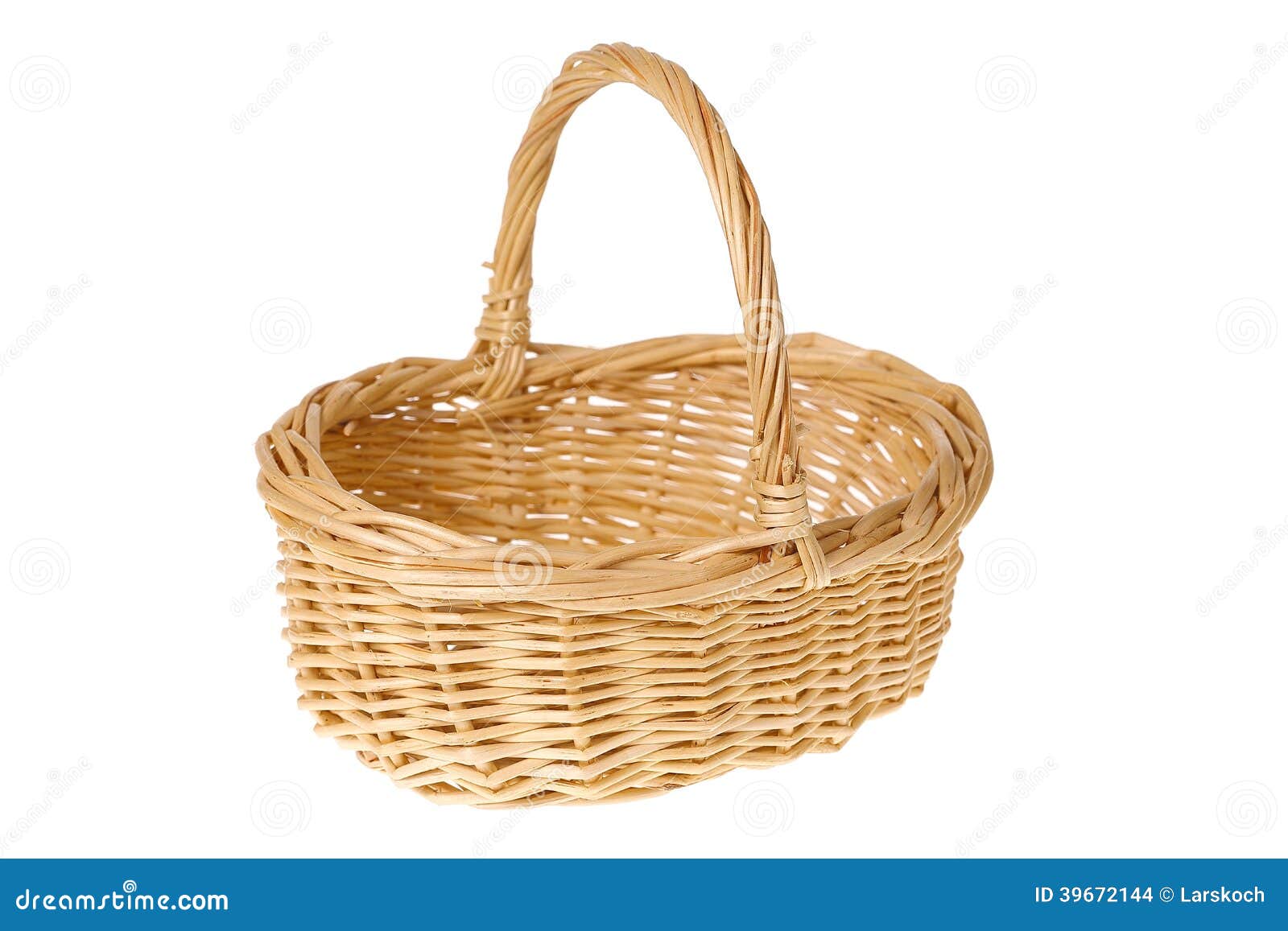 Weidenkorb stockfoto. Bild von korb, leer, handgemacht - 39672144