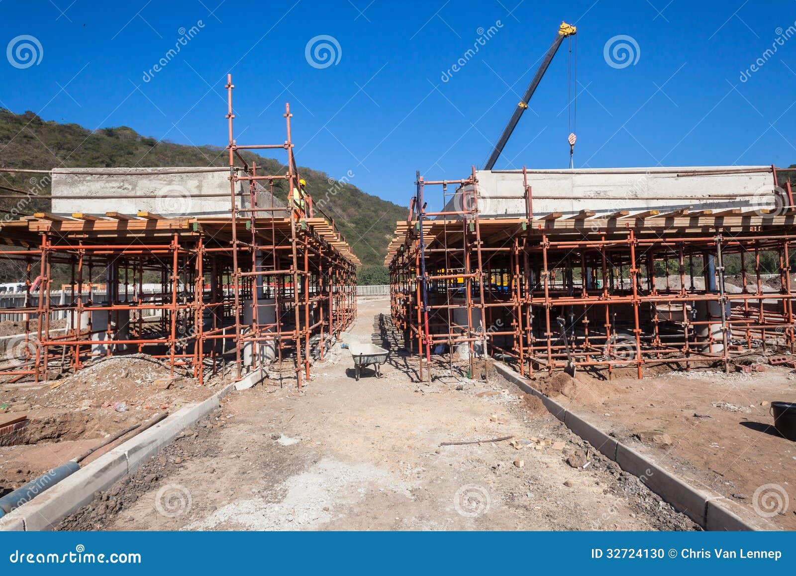 Weigh Bridge Construction Building Editorial Image - Image of bridge ...