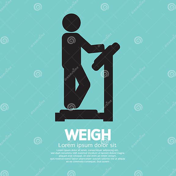 Weigh Graphic Symbol stock vector. Illustration of scales - 43189073