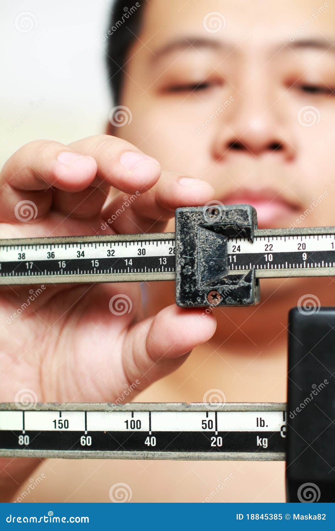 Weighing in stock image. Image of weight, care, measure - 18845385