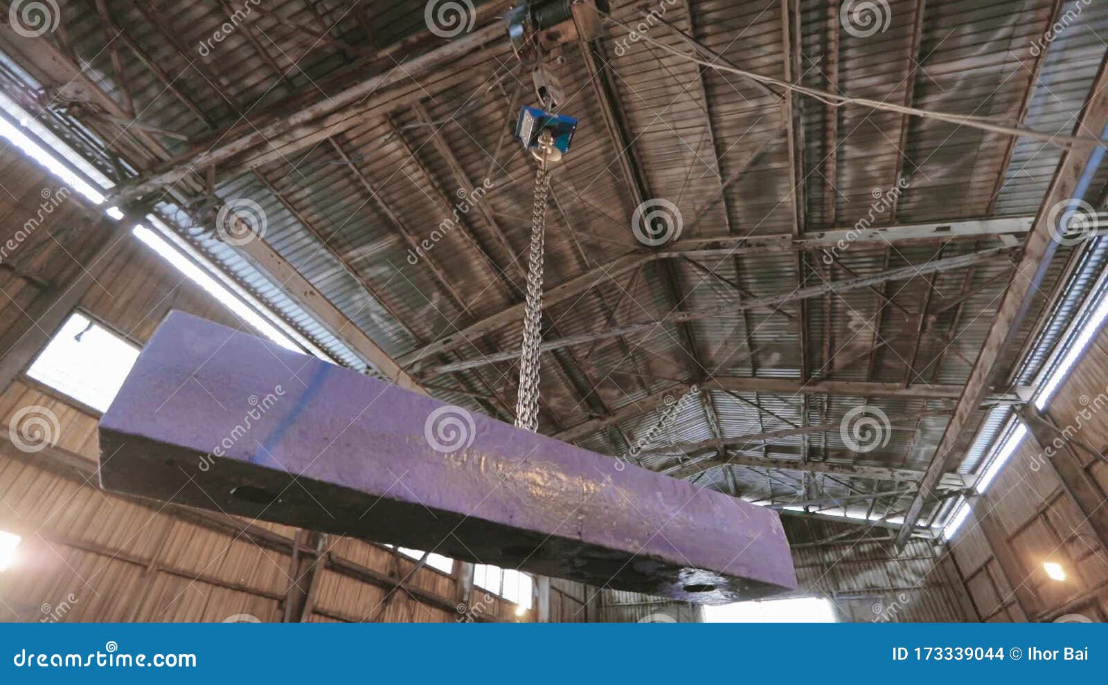 Weighing at the Factory, the Weighing Process on a Factory Scale. Stock ...