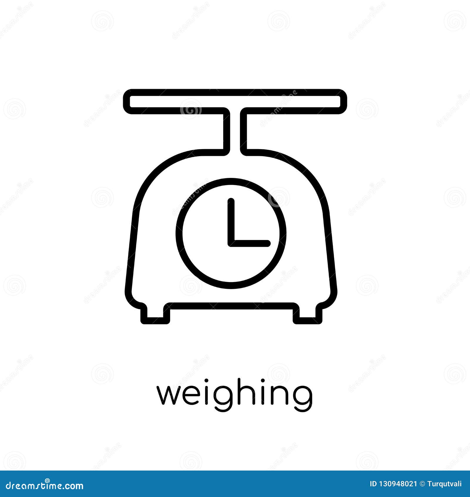 Weighing Icon from Electronic Devices Collection. Stock Vector ...