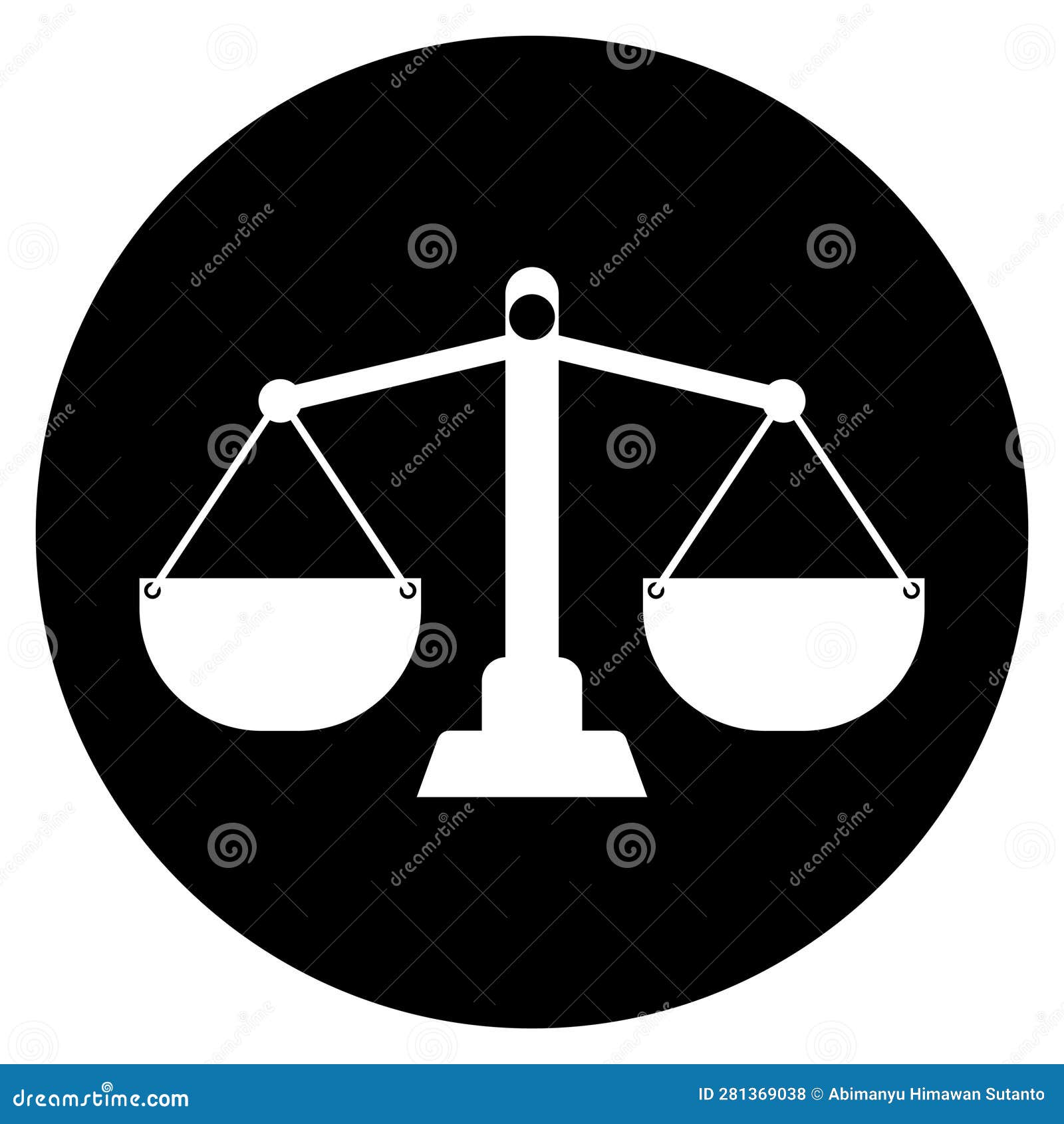 Weighing icon vector stock vector. Illustration of weigh - 281369038