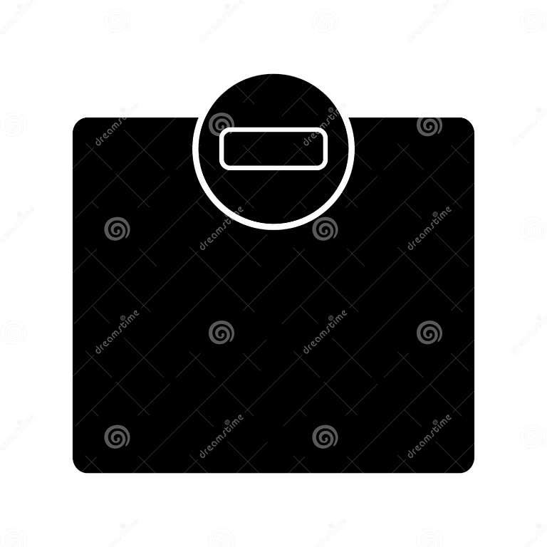 Weighing icon vector stock vector. Illustration of business - 281369045