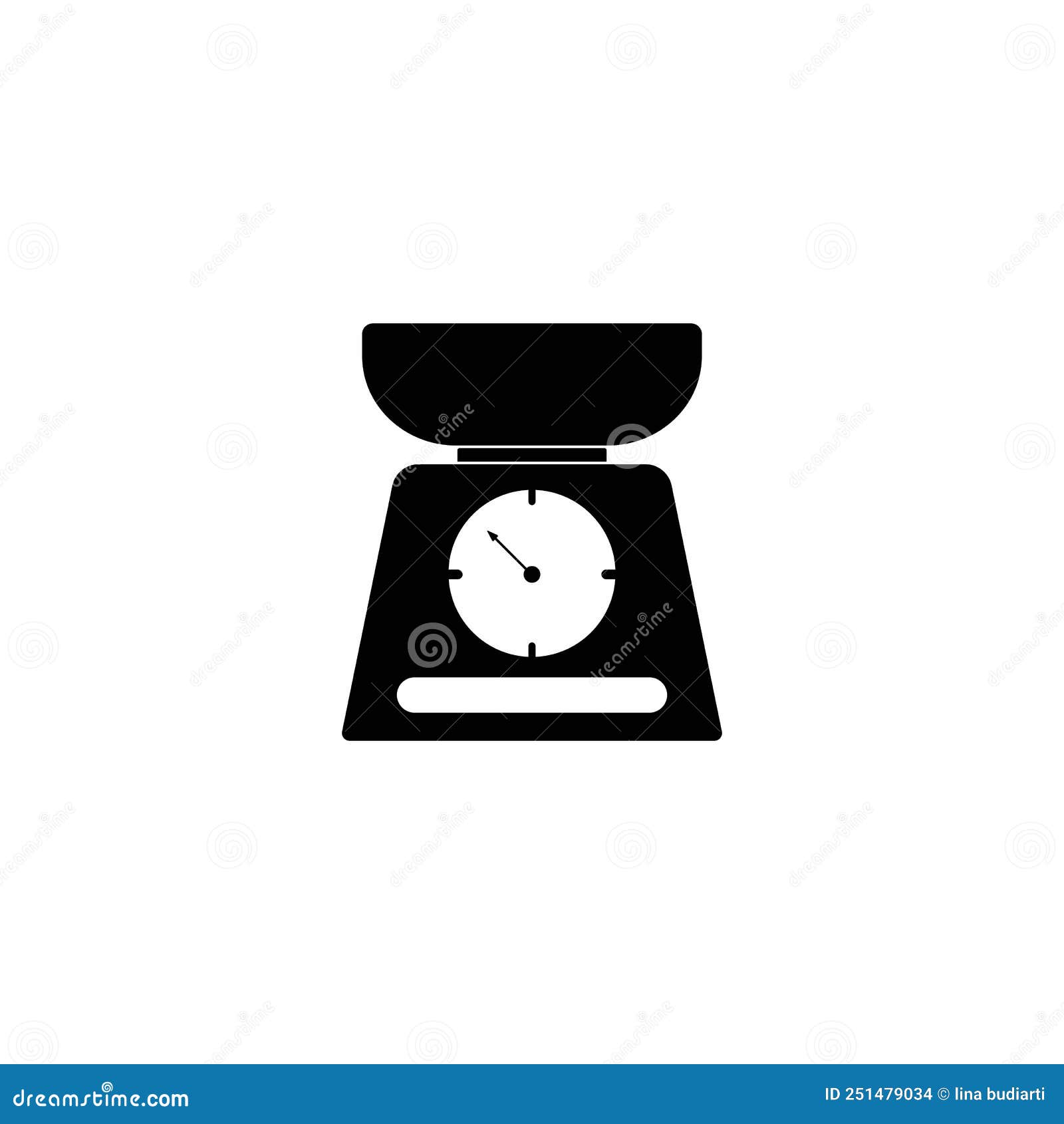 Weighing icon stock vector. Illustration of mass, vector - 251479034
